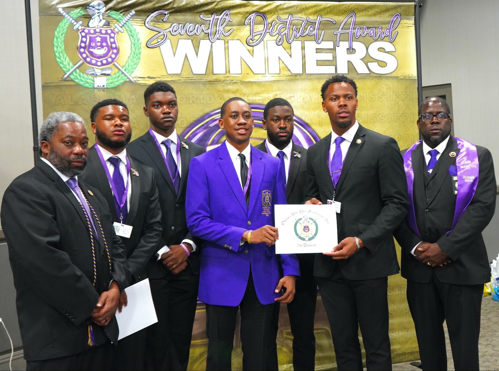 Beta Zeta Chapter of Omega Psi Phi Fraternity, Inc. Honored at District Meeting - Greek Life